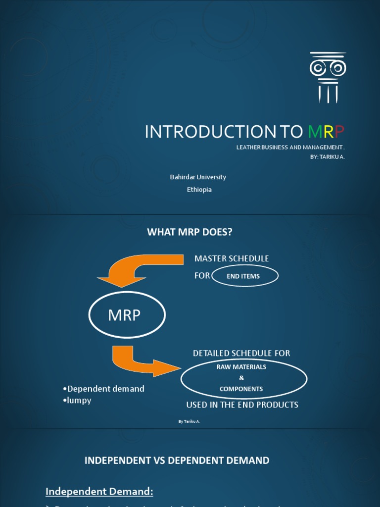 MRP | PDF | Industries | Systems Science
