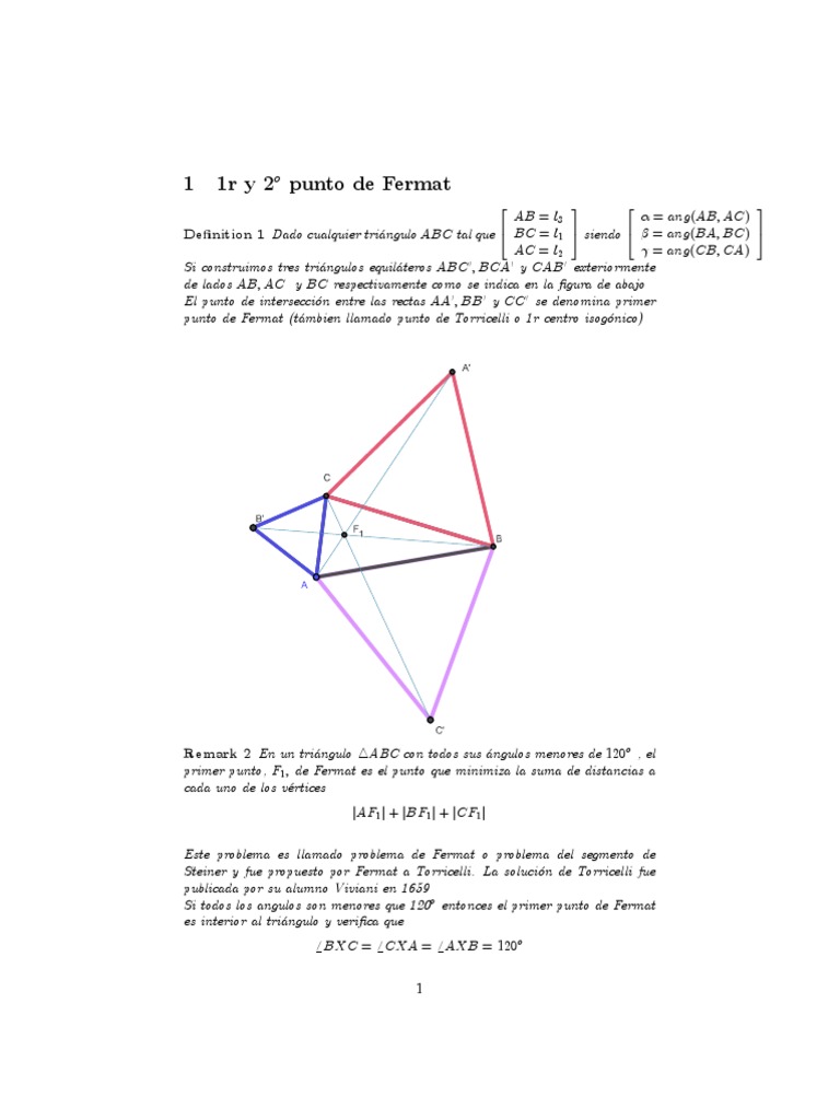 Fermat PDF | PDF | Triángulo | Formas geométricas