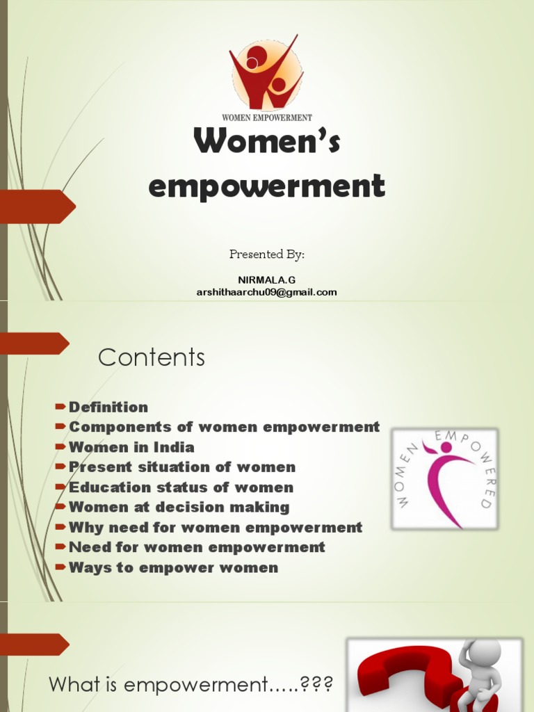 Women's | PDF | Empowerment | Gender