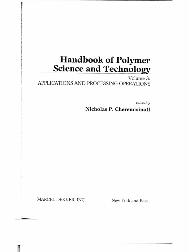 Polymer Mixing Technology Handbook | PDF