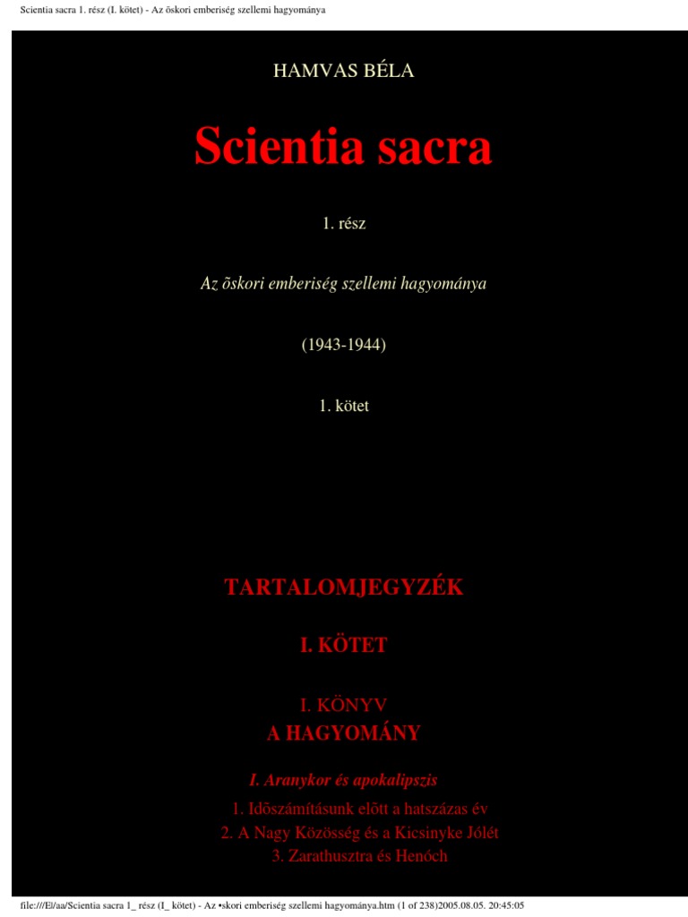 Scientia Sacra