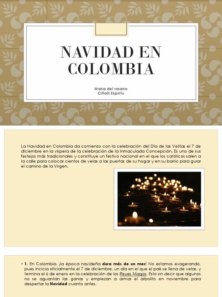 Tradiciones de la Navidad en Colombia | PDF | Religión y espiritualidad