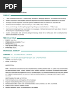 Automation Testing Fresher Resume | PDF | Selenium (Software) | Java ...