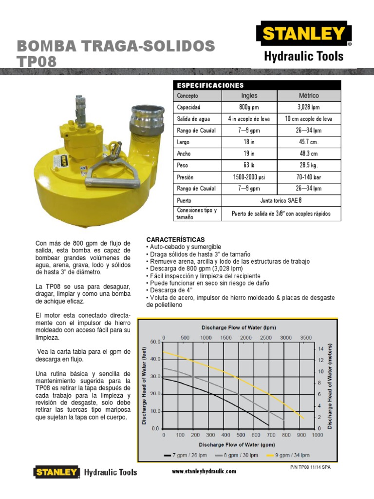 TP08 Spec Sheet Spa PDF | PDF | Naturaleza