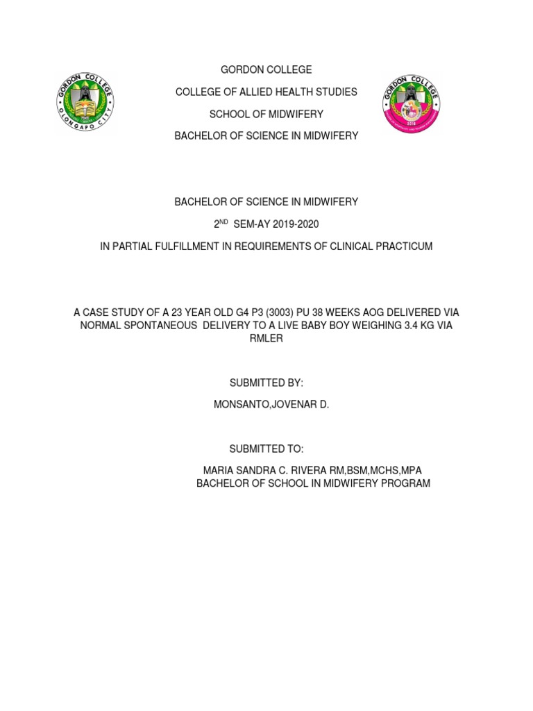 Midwifery Case Study Analysis | PDF | Midwifery | Childbirth