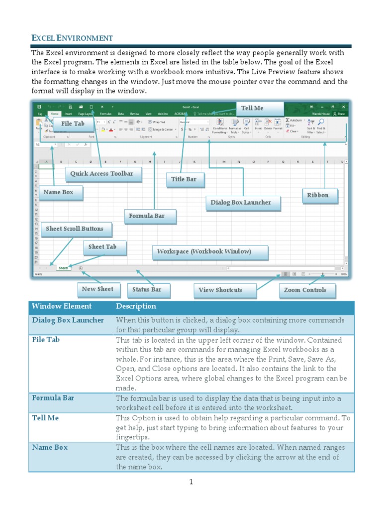 Excel Environment | Download Free PDF | Microsoft Excel | Human ...