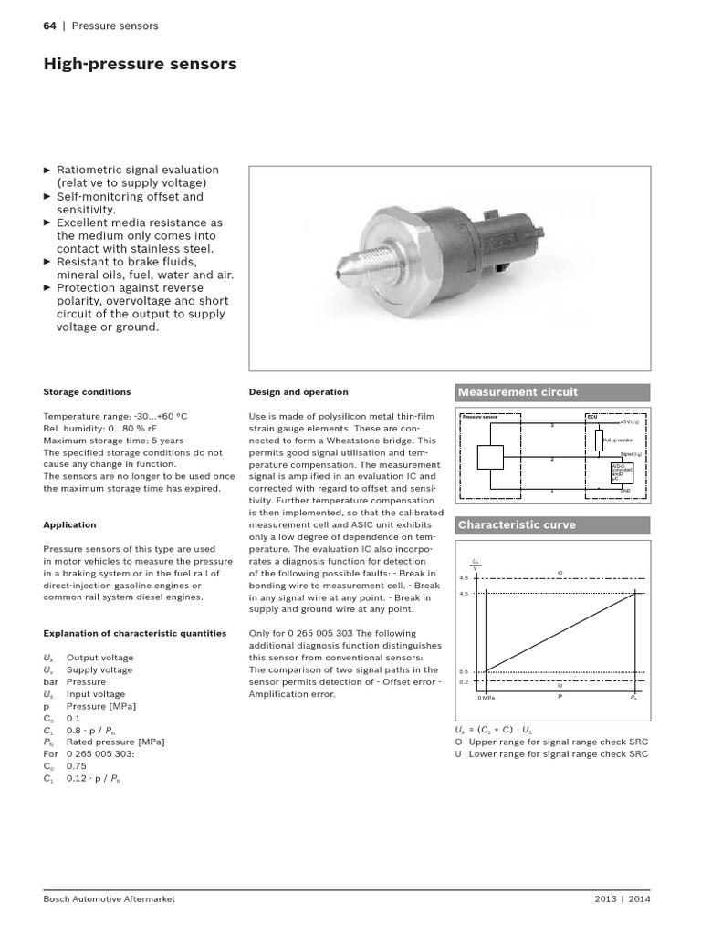 Bosch Sensor PDF | PDF | Sensor | Biodiesel