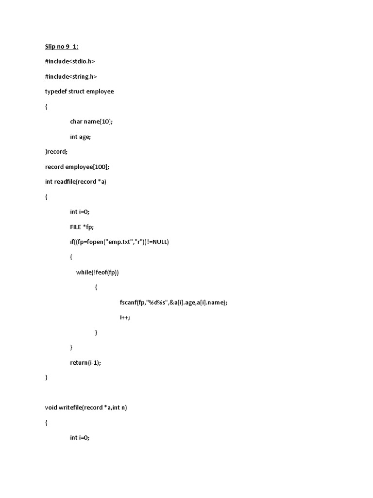C++ Slips PDF | PDF | Computer Libraries | Computer Standards