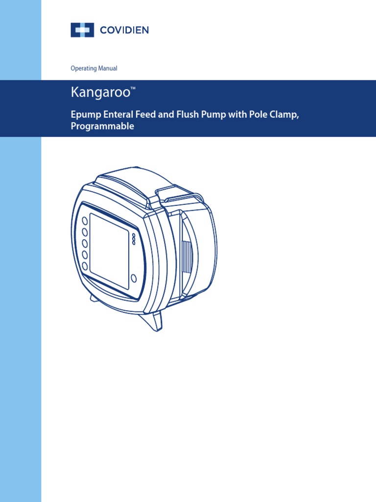 Kangaroo Epump Enteral Feeding Pump Operation and Service Manual | PDF ...