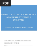 Project Report Icsi - 1 | PDF | Consolidation (Business) | Mergers And ...