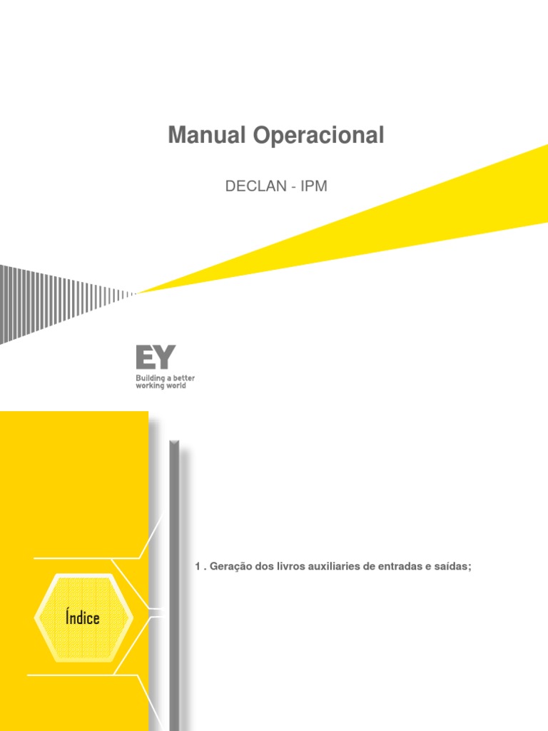 DECLAN IPM manual | PDF | Serviços (economia) | Gestão da cadeia de ...