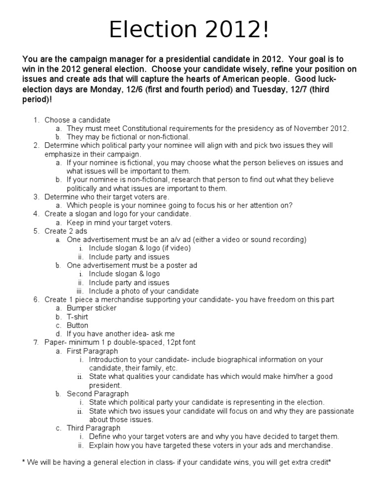 Election 2012 - New | PDF | Career & Growth | Social Science