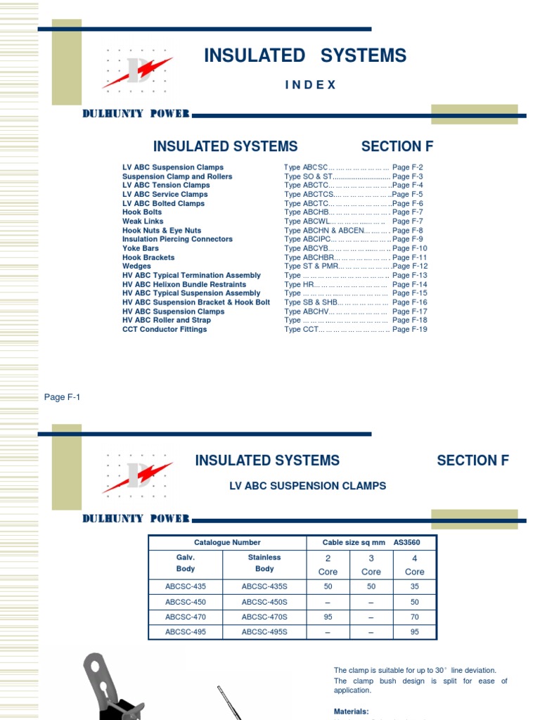 06 - Catalogue Section F - Insulated Fittings | PDF | Screw | Insulator ...