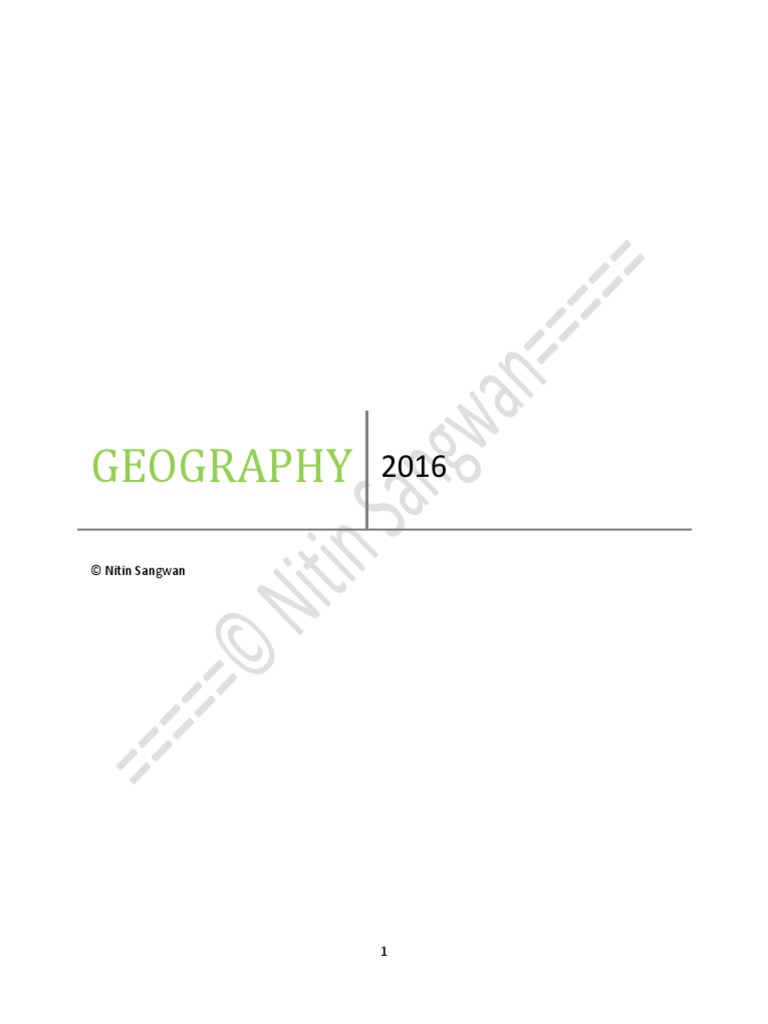 GEOGRAPHY Final PDF | PDF | Plate Tectonics | Eclipse