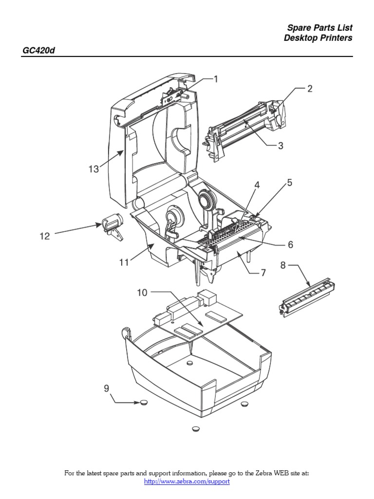 gc420d Parts en Us | PDF | Equipment | Media Technology
