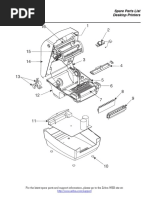ZT410 ZT420 Parts Catalog Guide | PDF | Printer (Computing) | Belt ...