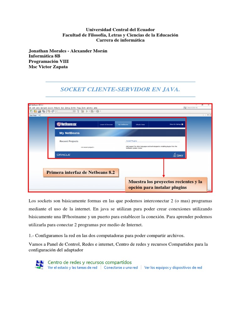 Manual de Uso Socket | PDF
