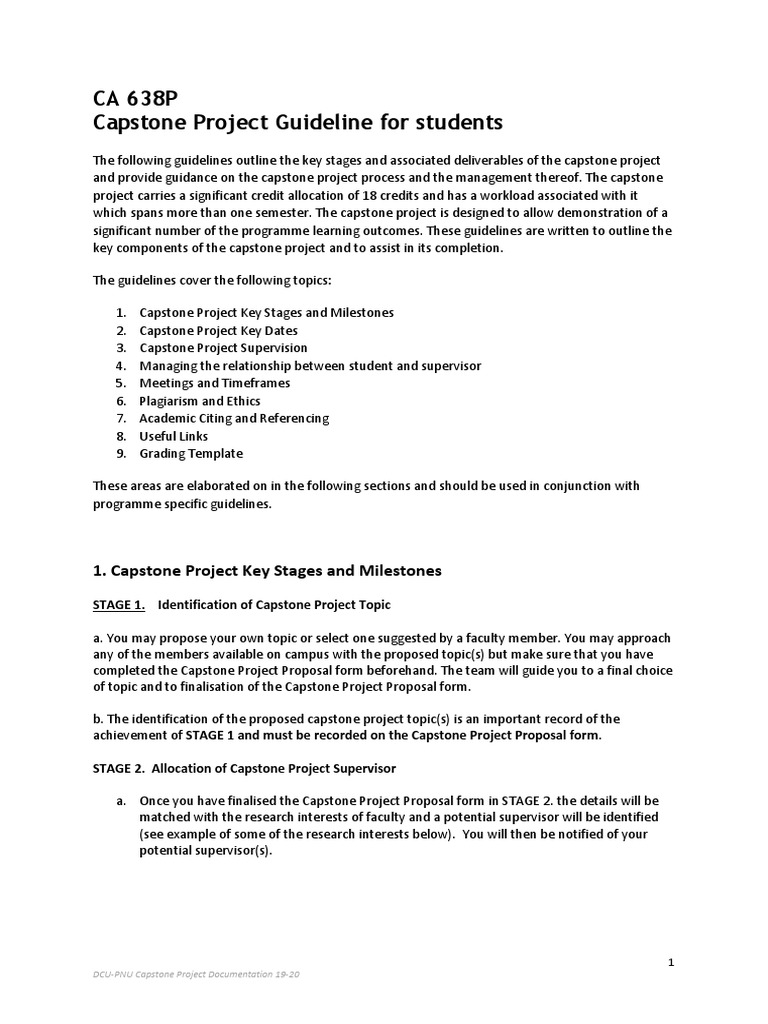 Capstone Project Guidelines) ( | PDF | Machine Learning | Data Analysis