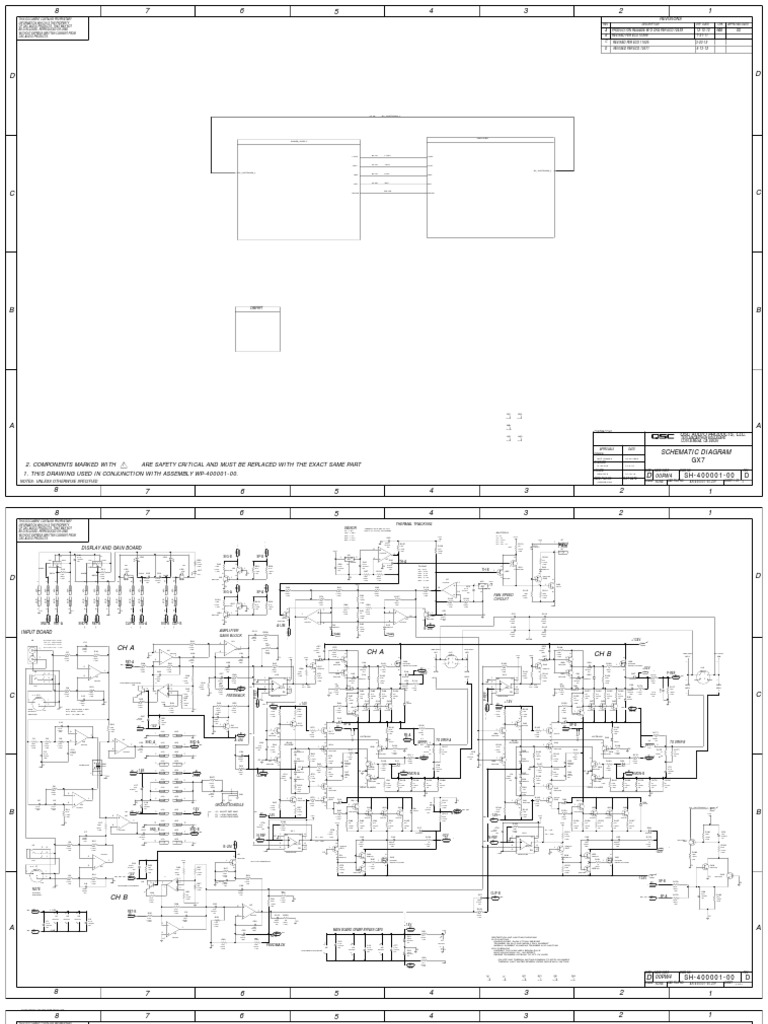QSC gx7 Rev.d Power Amplifier SCH PDF | PDF | Computer File | Computer ...