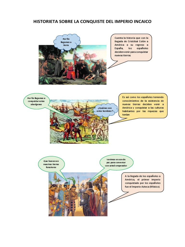 Historieta | PDF | Francisco Pizarro | Imperio Inca