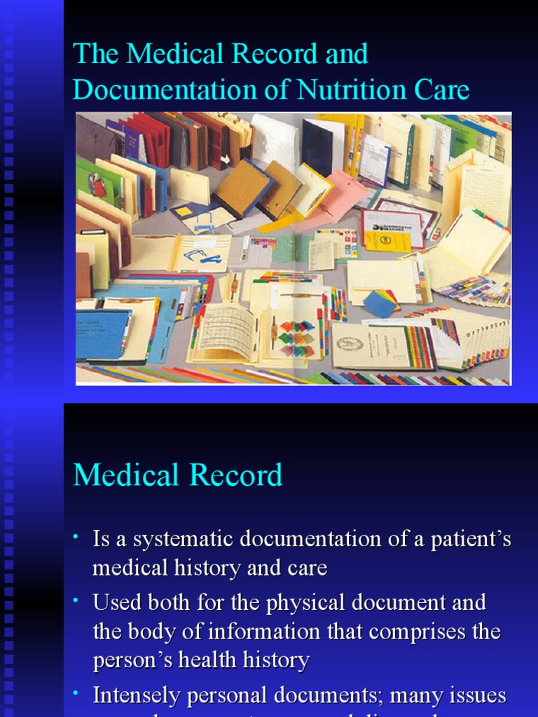 Nutrition Care Documentation Guide | PDF | Medical Record | Dietitian