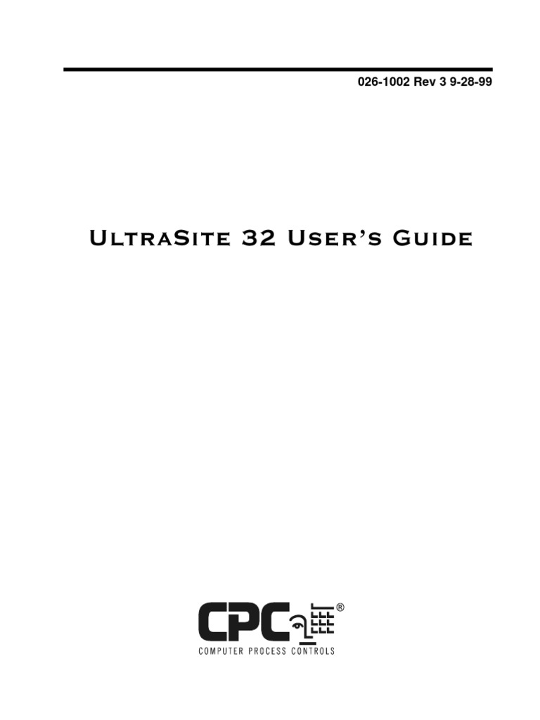 Ultra Site Users Guide PDF | PDF | Menu (Computing) | Microsoft Windows