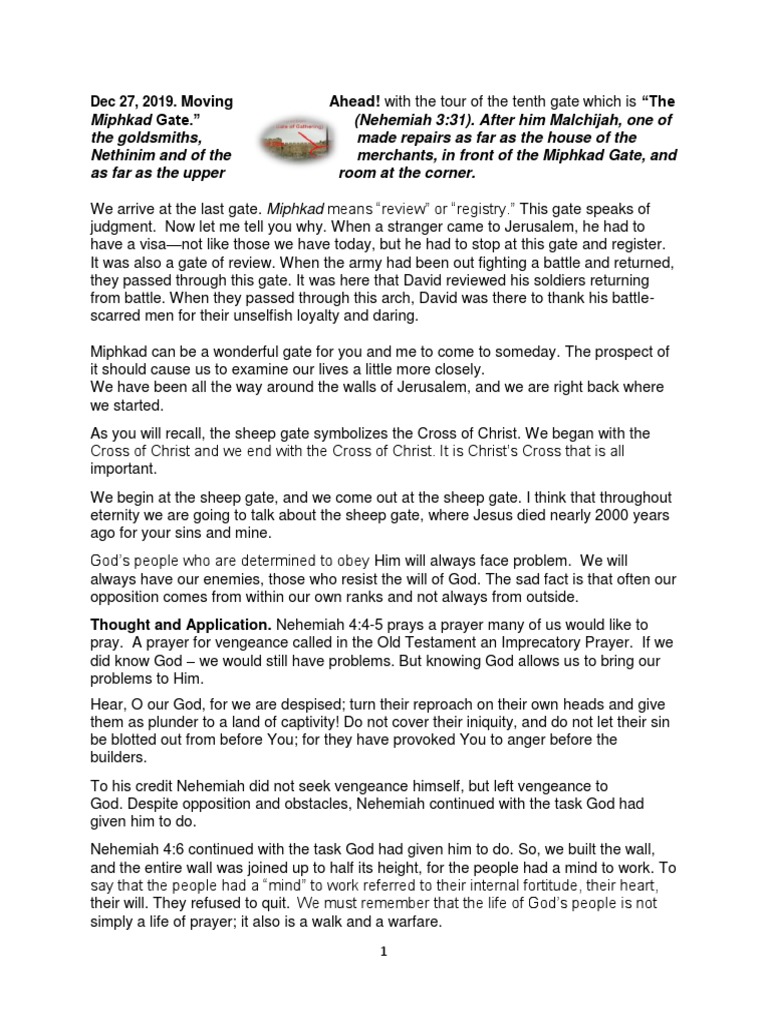 Tenth The Gate of Miphkad | PDF | Prayer | Jesus