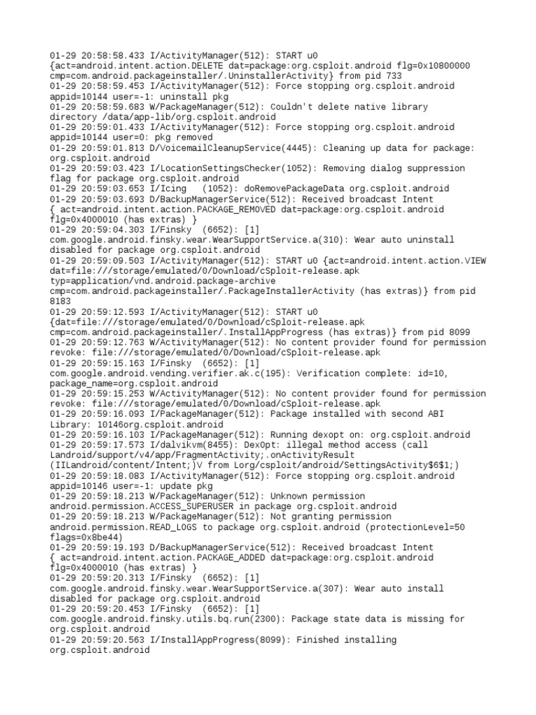 Csploit | PDF | Mobile App | Android (Operating System)