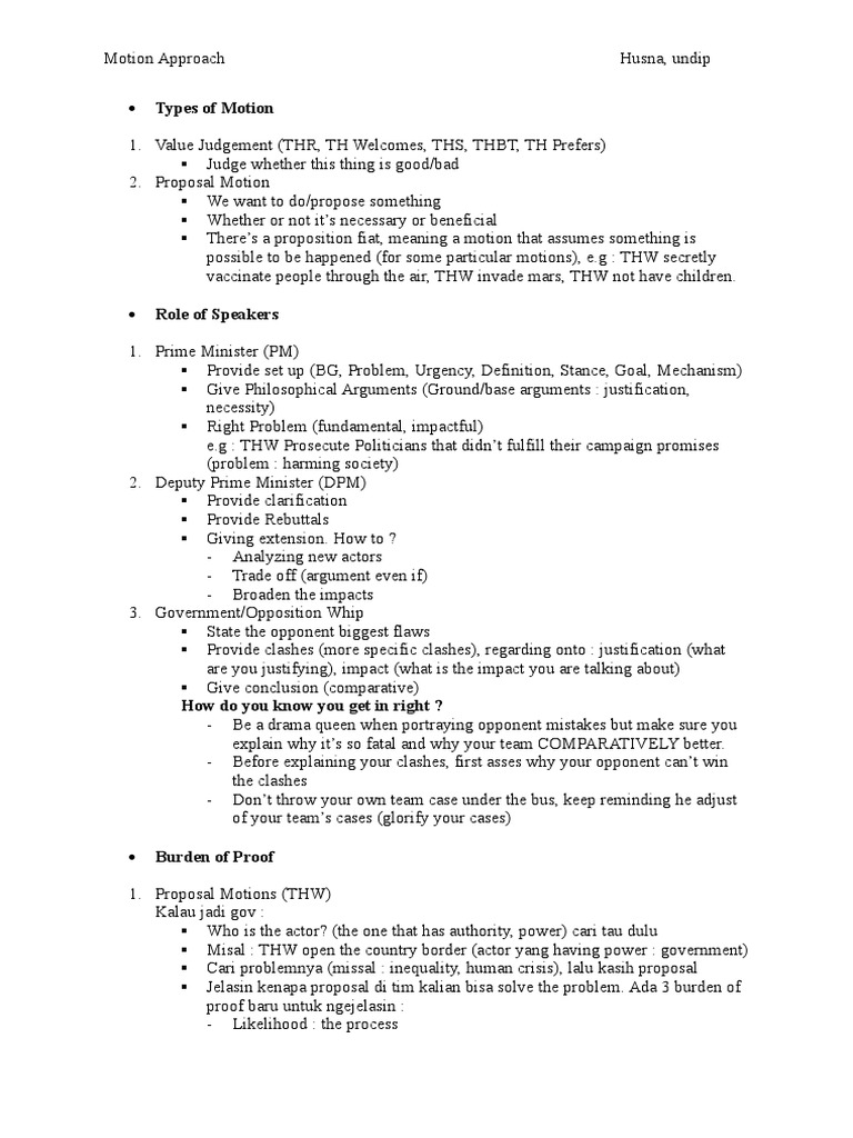 Motion Approach | PDF | Argument | Cognitive Science