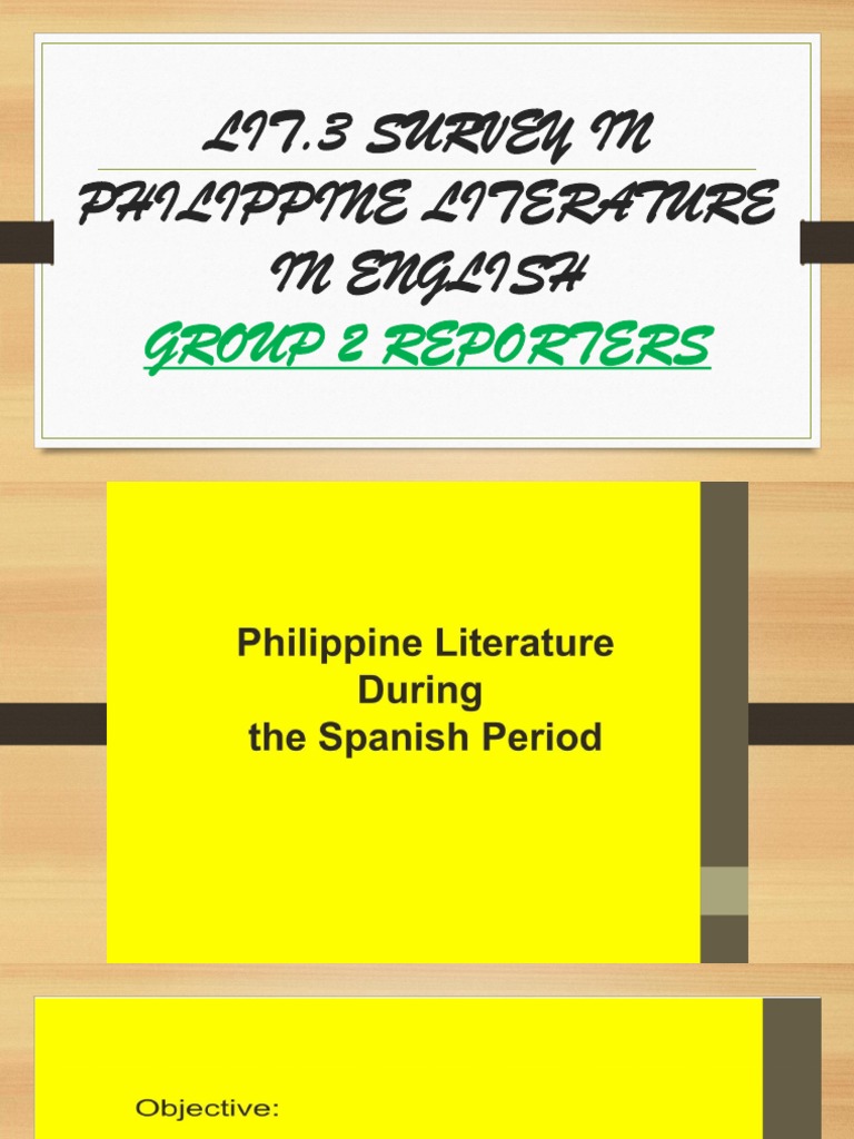 Literature During Spanish Colonization The Philippines | PDF | Poetry