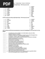 Worksheet (Opinyon o Katotohanan) | PDF