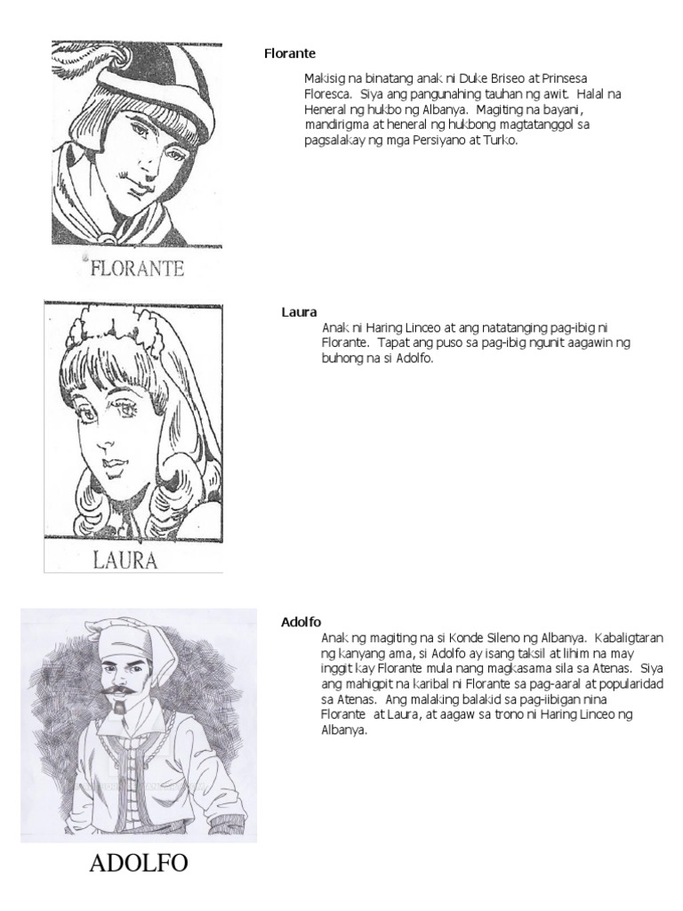 Florante At Laura Characters