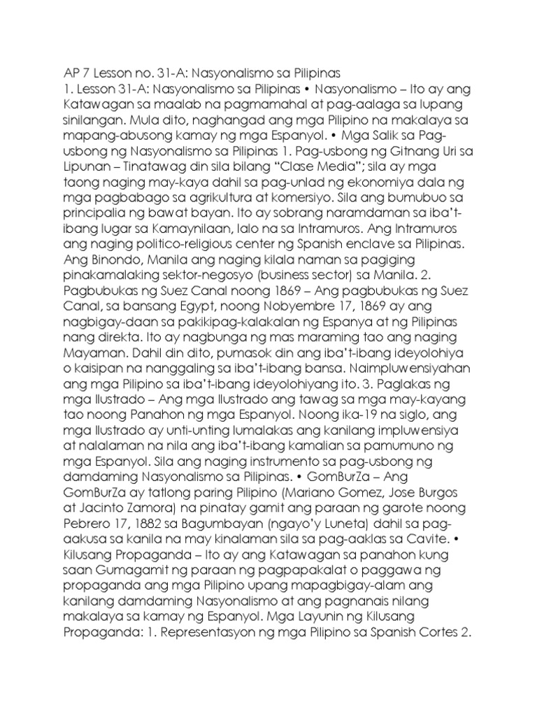 AP 7 Lesson No | PDF