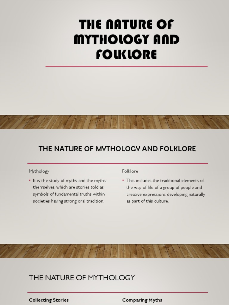 Nature of Mythology and Folklore | PDF | Traditional Stories | Narrative
