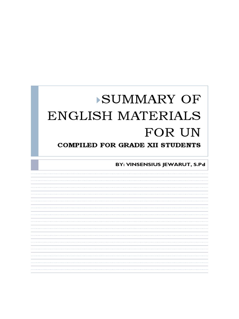 Summary of English Materials For UN | PDF | Galileo Galilei | Bleeding