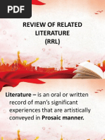 Review of Related Literature (RRL) | PDF | Systematic Review | Knowledge
