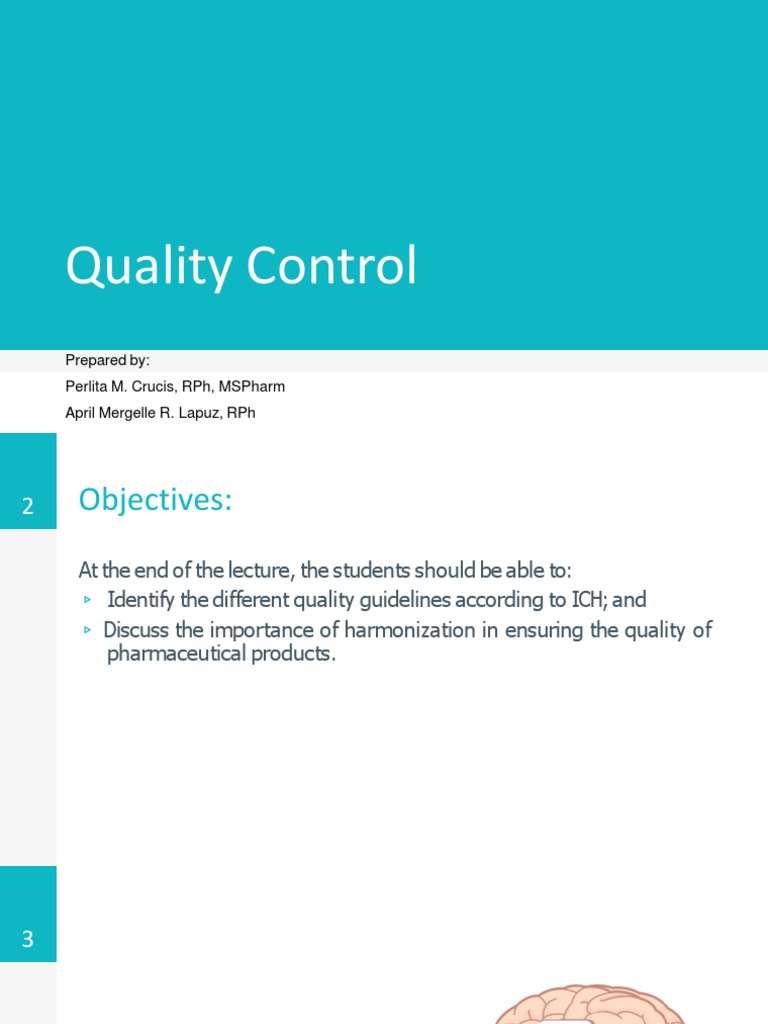 Pharmaceutical Analysis 2 - Introduction Revised | PDF | Quality ...