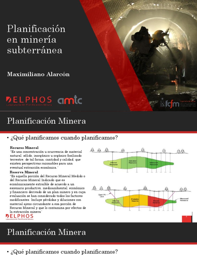 Planificacion Subterr Nea | PDF | Minería | Sectores Economicos