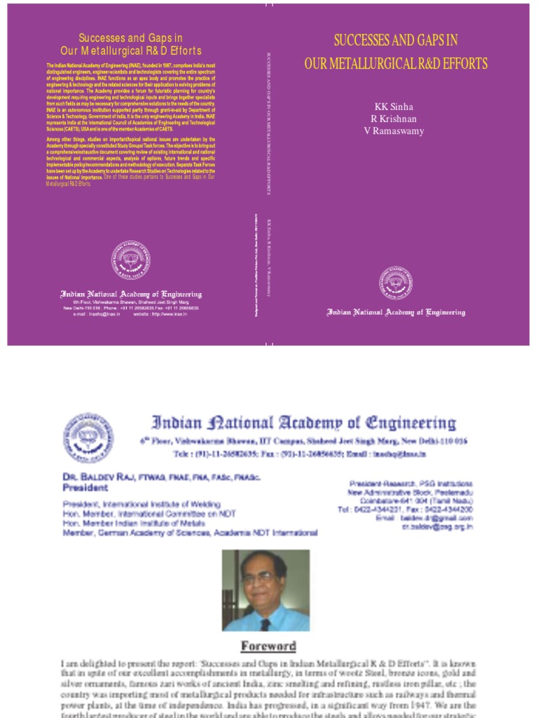 Metallurgy REPORT | PDF | Doctor Of Philosophy | Metallurgy