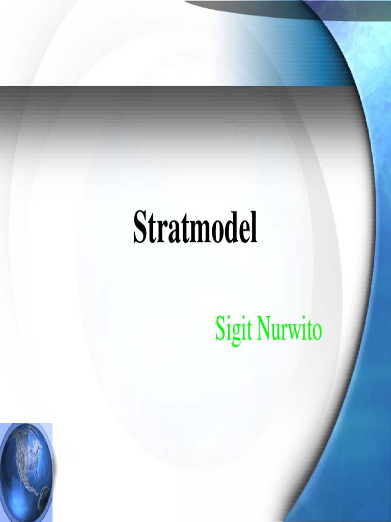 01 Stratmodel | PDF | Teknologi & Rekayasa