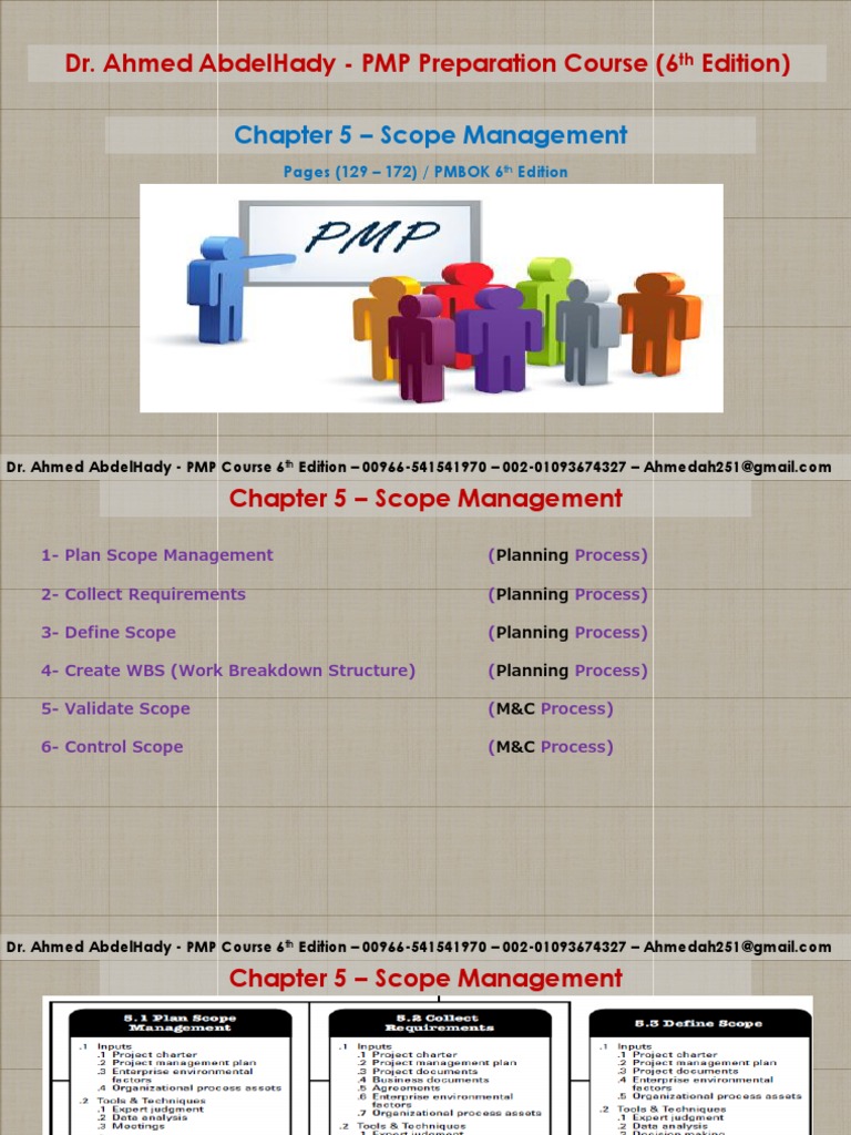 PMP Chapter 5 | PDF | Systems Science | Business