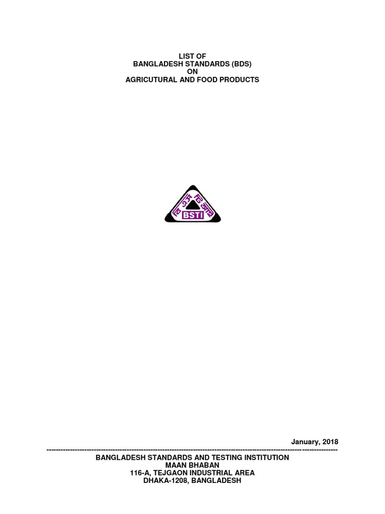 Updated BDS List - 2018 | PDF | Vegetable Oil | Fruit Preserves