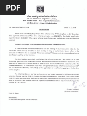 Ongc Asha Kiran Form 2023 - Printable Forms Free Online