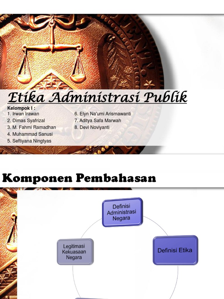Etika Administrasi Publik | PDF