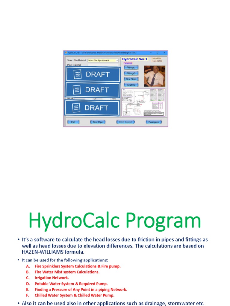HydroCalc Manual