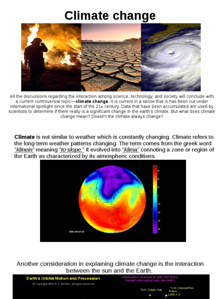 Understanding Climate Change Dynamics | PDF | Apsis | Earth