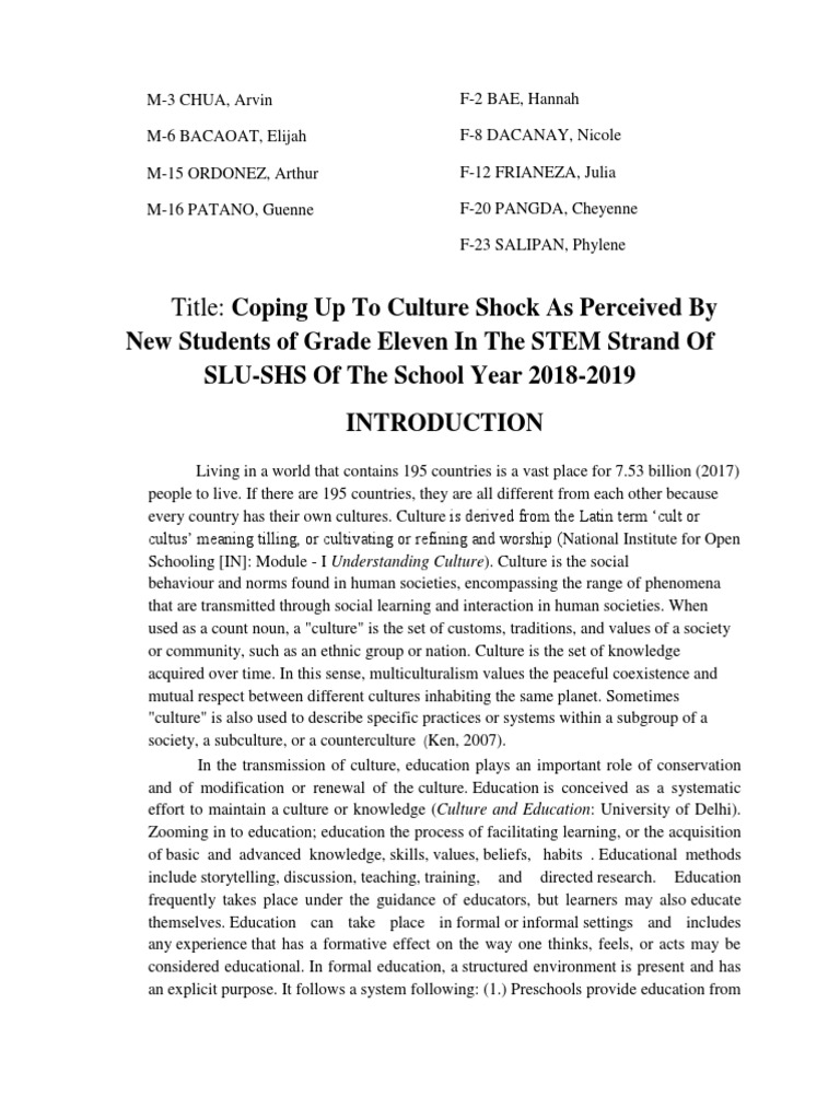 Research Introduction in Qualitative Research | PDF | Kindergarten ...