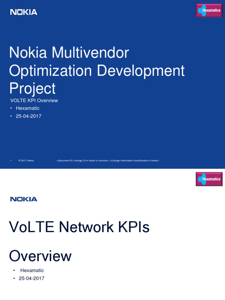 HL5 Performance Analysis Guideline - Volte KPI - NEW | PDF | Voice Over Ip | Telecommunications ...