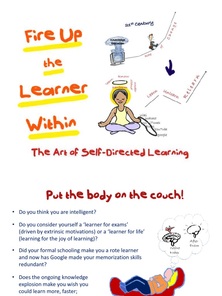 'Fire Up the Learner Within - The Art of Self-Directed Learning' - eBook