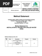Method Statement Fire Protection Installation | PDF | Pipe (Fluid Conveyance) | Fire Sprinkler ...